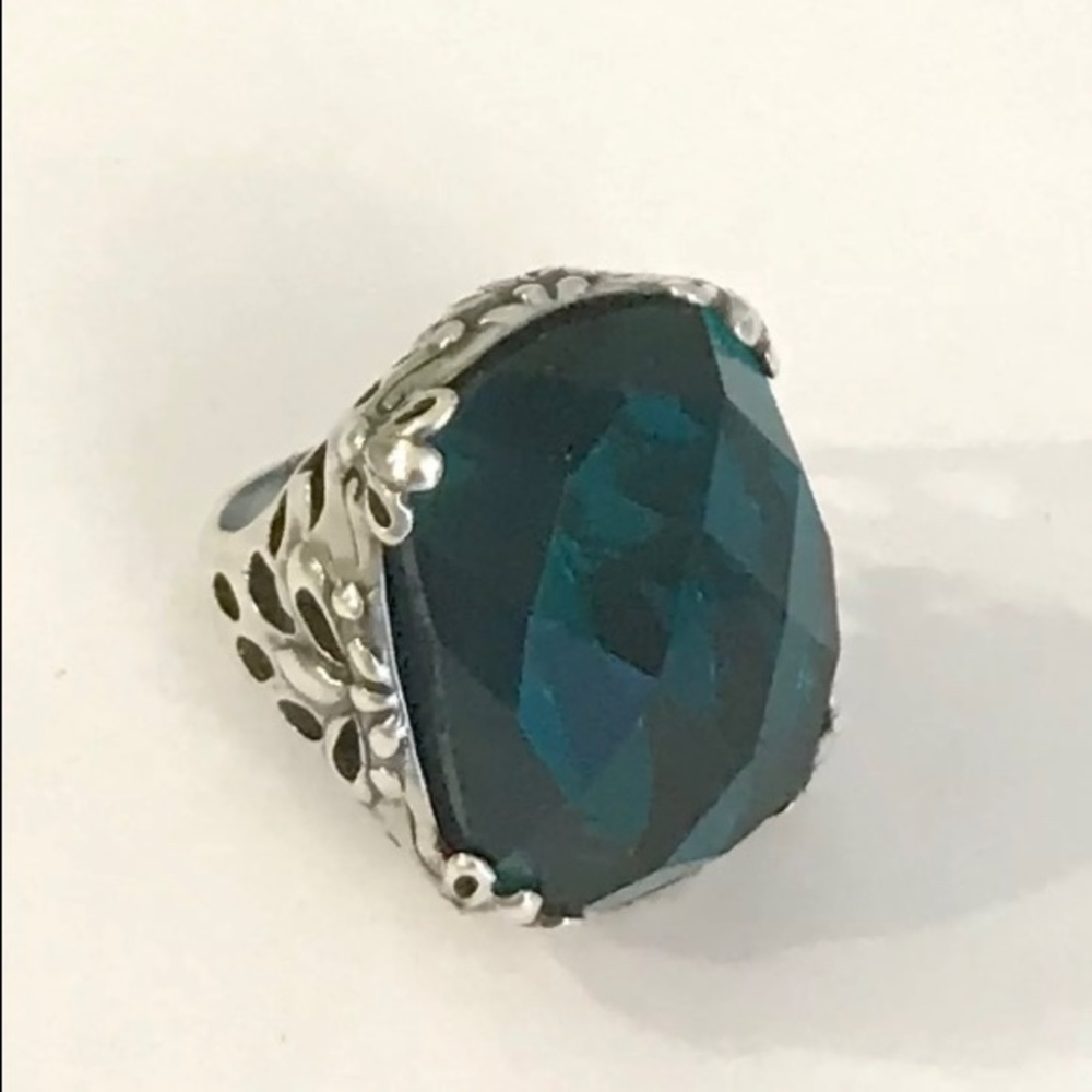 Silpada Sterling Silver Caspian Sea Ring R2456 - Gem
